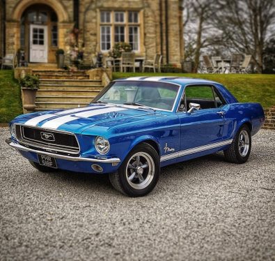 1968 Ford Mustang Coupe in Stunning Blue | American DreamsAmerican Dreams